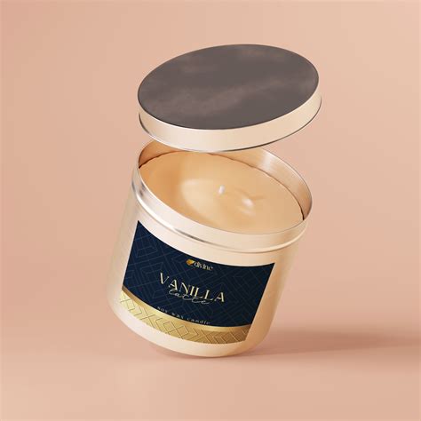 Luxury Custom Scented Candle Label Template Personalized Aesthetic Soy Candles Labels Canva