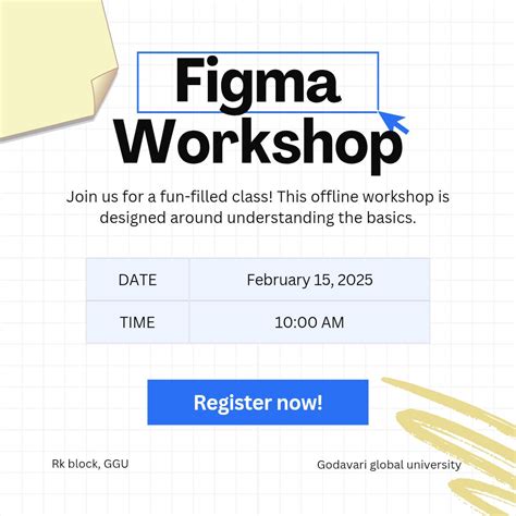 🚀 Join Us For An Exclusive Figma Workshop Sivamanikanta Mallipurapu