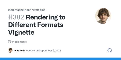 Rendering To Different Formats Vignette · Issue 382 · Insightsengineeringrtables · Github