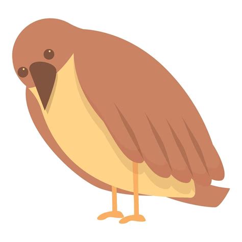 Eat Sparrow Icon Cartoon Vector Tree Flight 14294896 Vector Art At Vecteezy