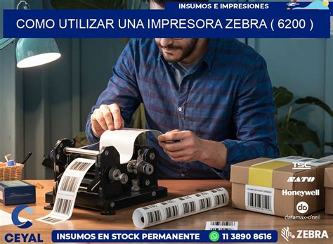 Como Utilizar Una Impresora Zebra 6200 Venta De Etiquetas