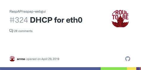Dhcp For Eth0 · Issue 324 · Raspapraspap Webgui · Github
