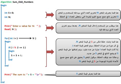 دالة إدخال البيانات Read في الخوارزميات التمرين الثالث
