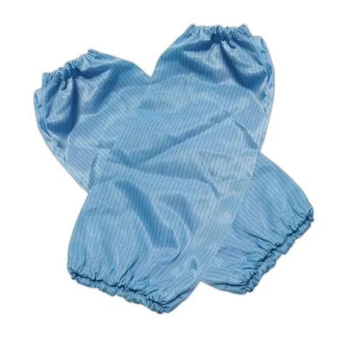 Blue Hosiery Esd Arm Sleeve For Automotive Industry Size Large At