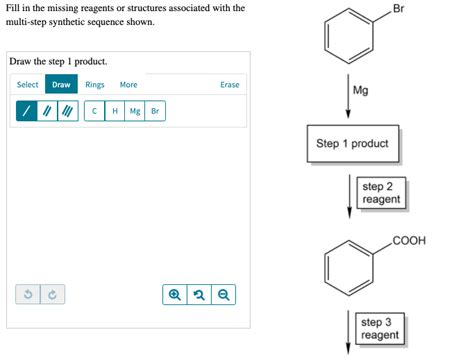 Solved Br Fill In The Missing Reagents Or Structures