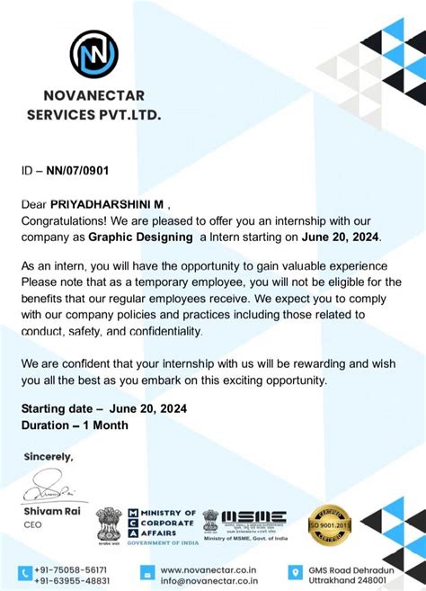 Priya Dharshinim On Linkedin New Graphic Internship Career