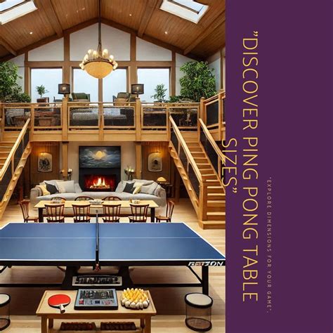 How Big Is A Ping Pong Table Exploring Table Tennis Table Sizes And