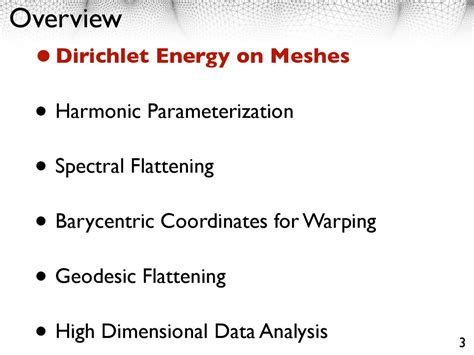 Mesh Processing Course Parameterization And Flattening Speaker Deck