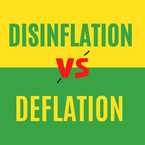 Disinflation Vs Deflation Finance Reference