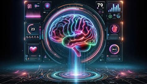 Premium Photo A Highly Detailed Futuristic Visualization Of Brain