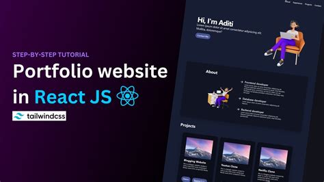Complete Responsive Portfolio Website Using React JS Tailwind CSS