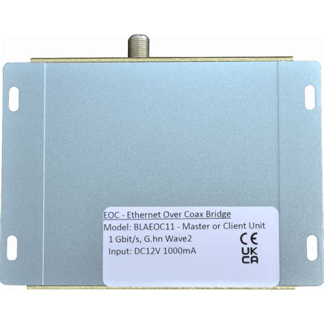Ethernet Over Coax Bridges 1 Master 7 Clients Blake Uk Blake Uk