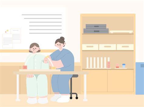 물리치료재활치료 일러스트 일러스트 포트폴리오 크몽