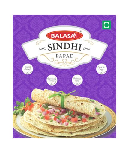 Sindhi Papad 200gms Balasa Foods
