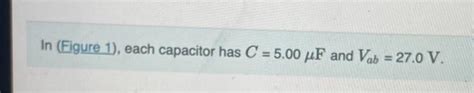 Solved In Figure each capacitor has C μF and Chegg com