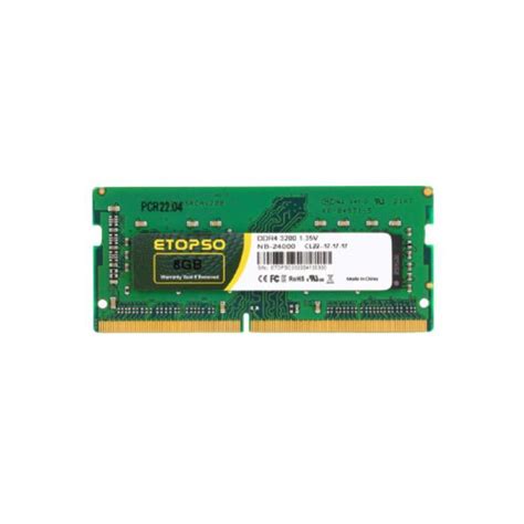Etopso Ram Nb Sodimm Ddr4 3200 8gb