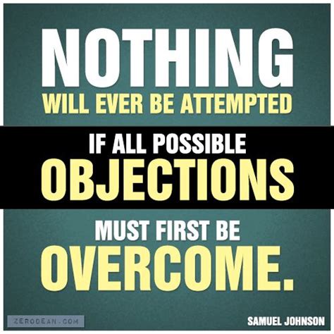 Quotes About Overcoming Objections Quotesgram