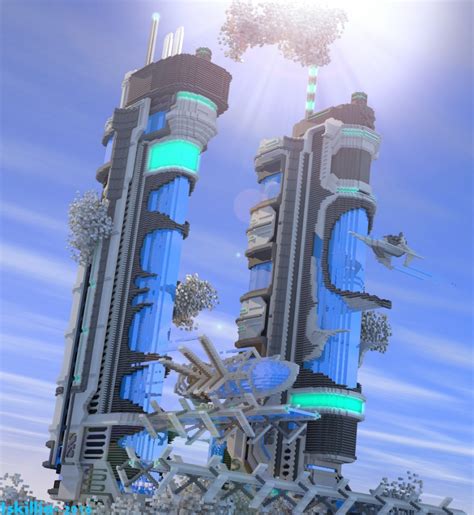 Futuristic Tower Minecraft