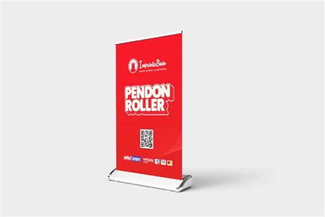 Mini Pendón Roller Imprenta Buin Impresión Digital Profesional Con Envíos A Todo Chile