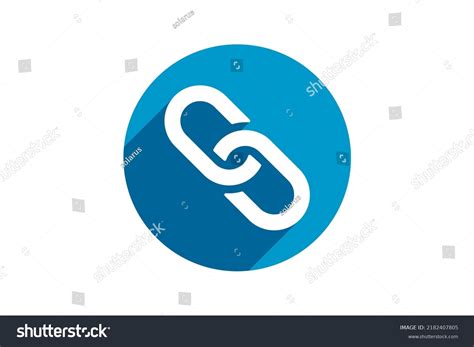 Chain Link Icon Connection Sign Vector Stock Vector Royalty Free 2182407805 Shutterstock