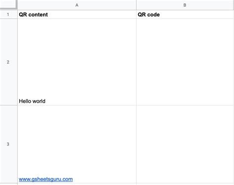 How To Create A QR Code With Google Sheets GSheetsGuru