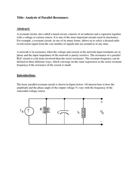 Ac Lab 7 Adnanl Pdf Resonance Electrical Network