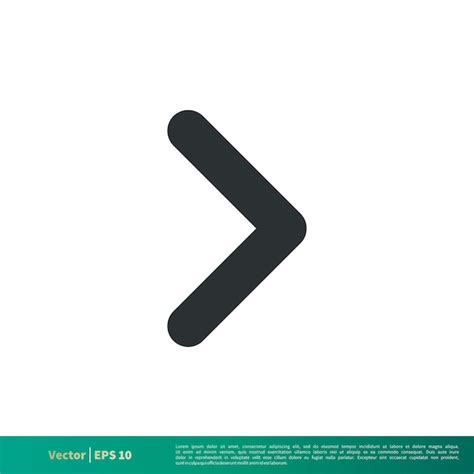 Premium Vector Next Arrow Ui Icon Vector Logo Template Illustration