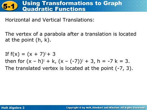 5 1 Quadratic Transformations Ppt