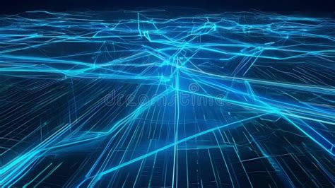 The Interconnectivity And Complexity Of Modern Technology Displayed Through A Vibrant And