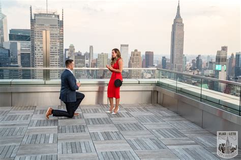 Empire State Building View Rooftop Proposal Vladleto