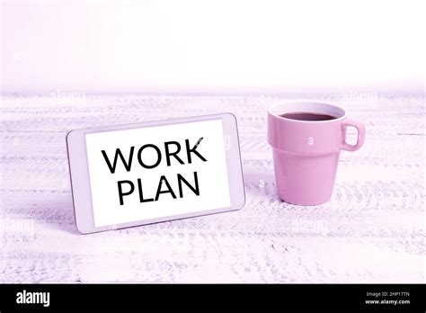 Text Caption Presenting Work Plan Business Concept Project To Be Accomplished And Outlines How