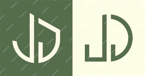 Premium Vector Creative Simple Initial Letters Jj Logo Designs Bundle