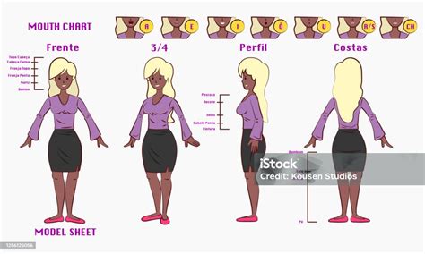 Female Character Model Sheet