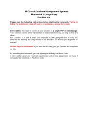 Homework3 Pdf EECS 484 Database Management Systems Homework 3 100 Points Due Nov 8th Please