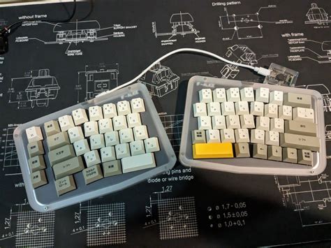 Wireless Alice Split Hotswappable Keyboard Computers And Tech Parts