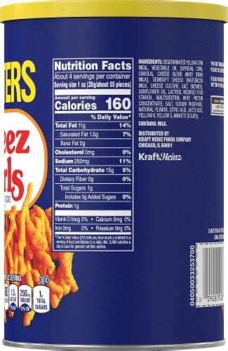 Planters Cheez Curls Cheese Flavored Snacks 4 Oz Kroger