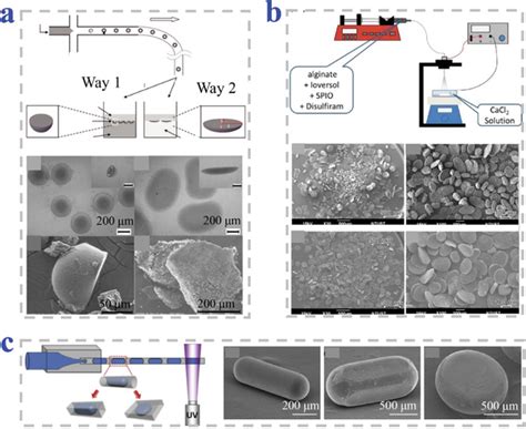 strategies of microfluidic and electrospray combined methods a