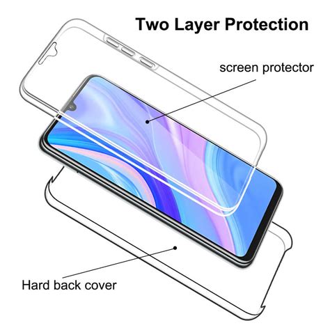 Sdtek Case For Huawei P Smart S Full Gel Phone Cover Front And Hard Back