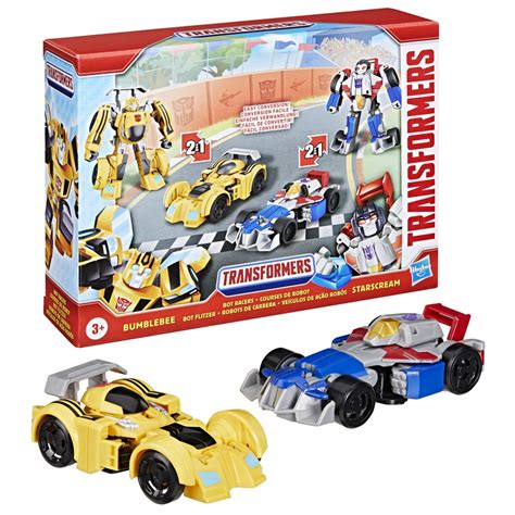 Transformers Bot Racers Bumblebee And Starscream 2 Pack First Look