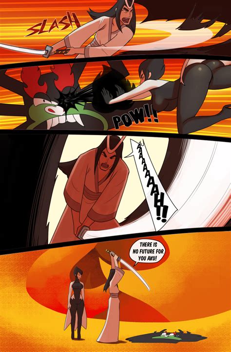 Rule 34 Aku Ashi Samurai Jack Battle Cambion Cartoon Network Comic