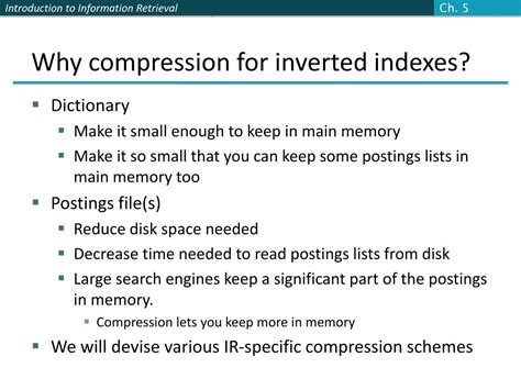 Ppt Chapter 4and5 Index Construction And Compression Powerpoint