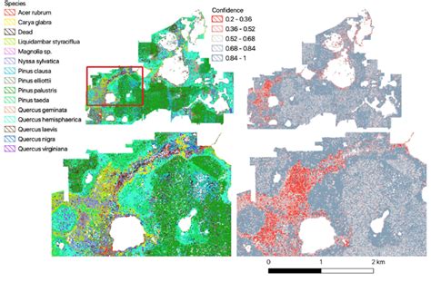Spatial Map Of Ensemble Confidence Scores Alongside The Predicted Download Scientific Diagram
