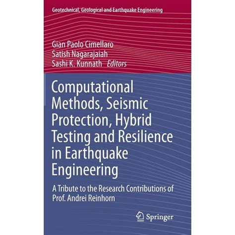 Geotechnical Geological And Earthquake Engineering Computational Methods Seismic Protection