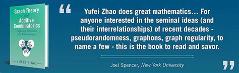 Graph Theory And Additive Combinatorics Exploring Structure And Randomness Zhao Yufei