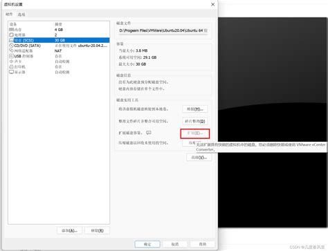 vmware虚拟机硬盘扩展是灰色的 无法扩展具有快照的虚拟机中的磁盘 csdn博客