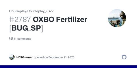 Oxbo Fertilizer Bugsp · Issue 2787 · Courseplaycourseplayfs22 · Github