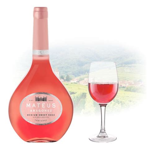 Mateus Aragonêz Medium Sweet Rosé Portuguese Rosé Wine