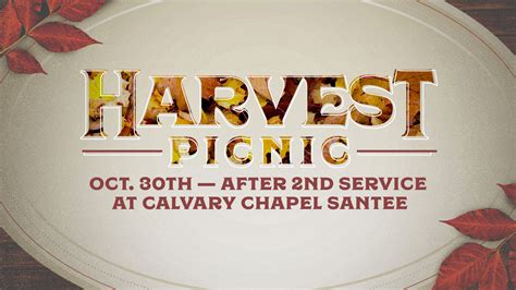 Harvest Picnic Calvary Chapel Santee