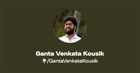 Ganta Venkata Kousik Instagram Linktree