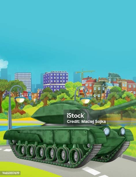 아이들을 위한 도로 그림에 군사 군대 다른 의무 차량이 있는 만화 장면 경찰관에 대한 스톡 벡터 아트 및 기타 이미지 경찰관